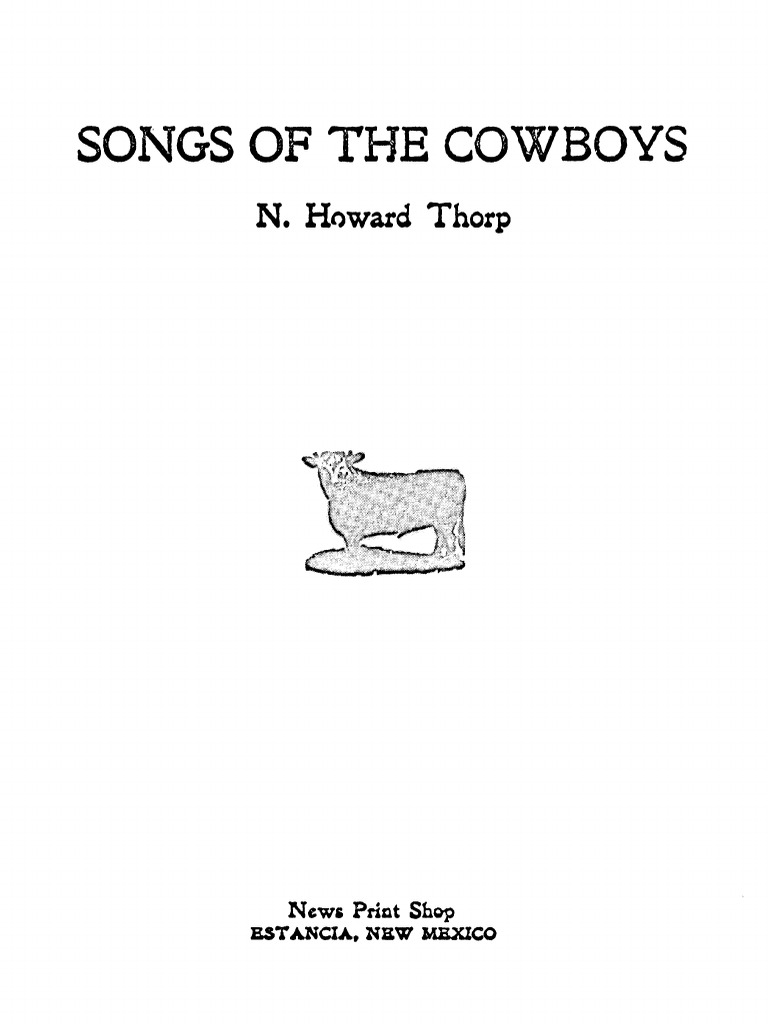 Cowboy Poems | PDF