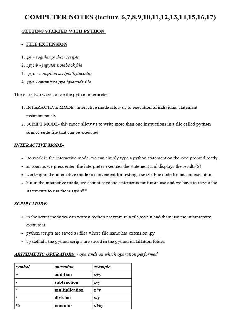 Computer Notes Lect Pdf Boolean Data Type Data Type 