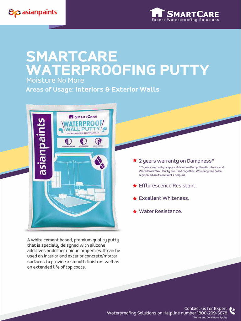 Smartcare Waterproofing Putty | PDF