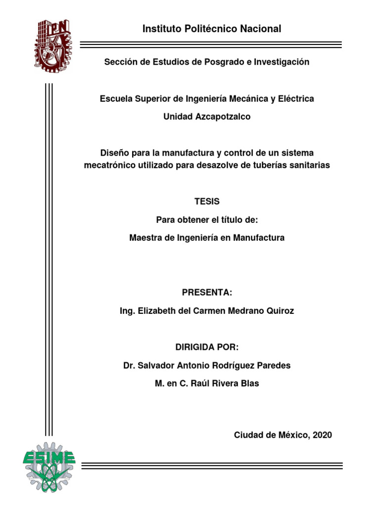 Elizabeth Medrano - FINAL | PDF | Robot | Robótica