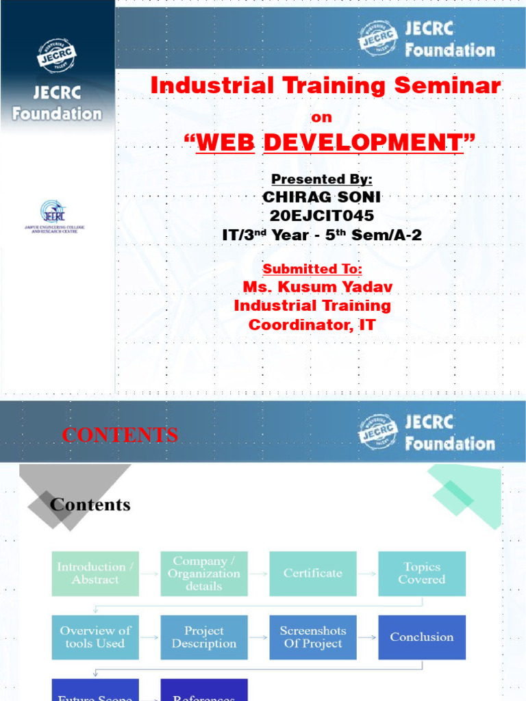 Chirag Soni (20EJCIT045) | PDF | World Wide Web | Internet & Web