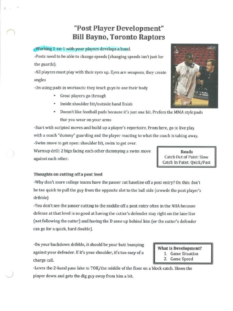 Bill Bayno Post Development | PDF