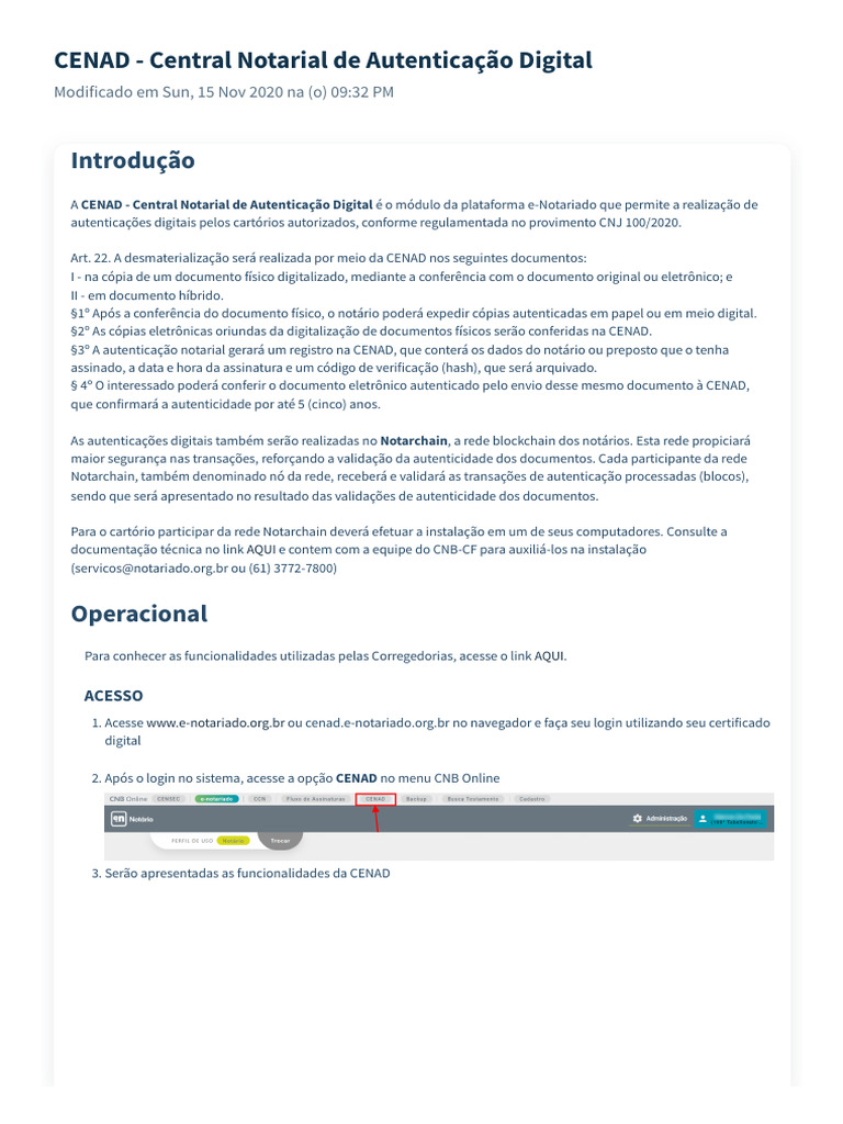 Autenticação Digital na CENAD | PDF | Autenticação | Informática