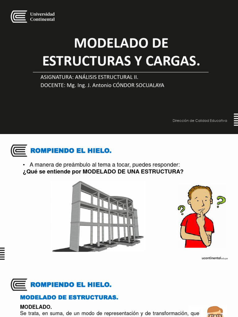 Modelado de Estructuras y Cargas | PDF | Viga (Estructura ...