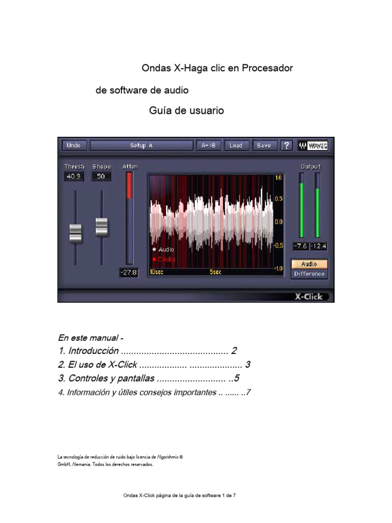 X-Click en Es | PDF | Sonido | Software