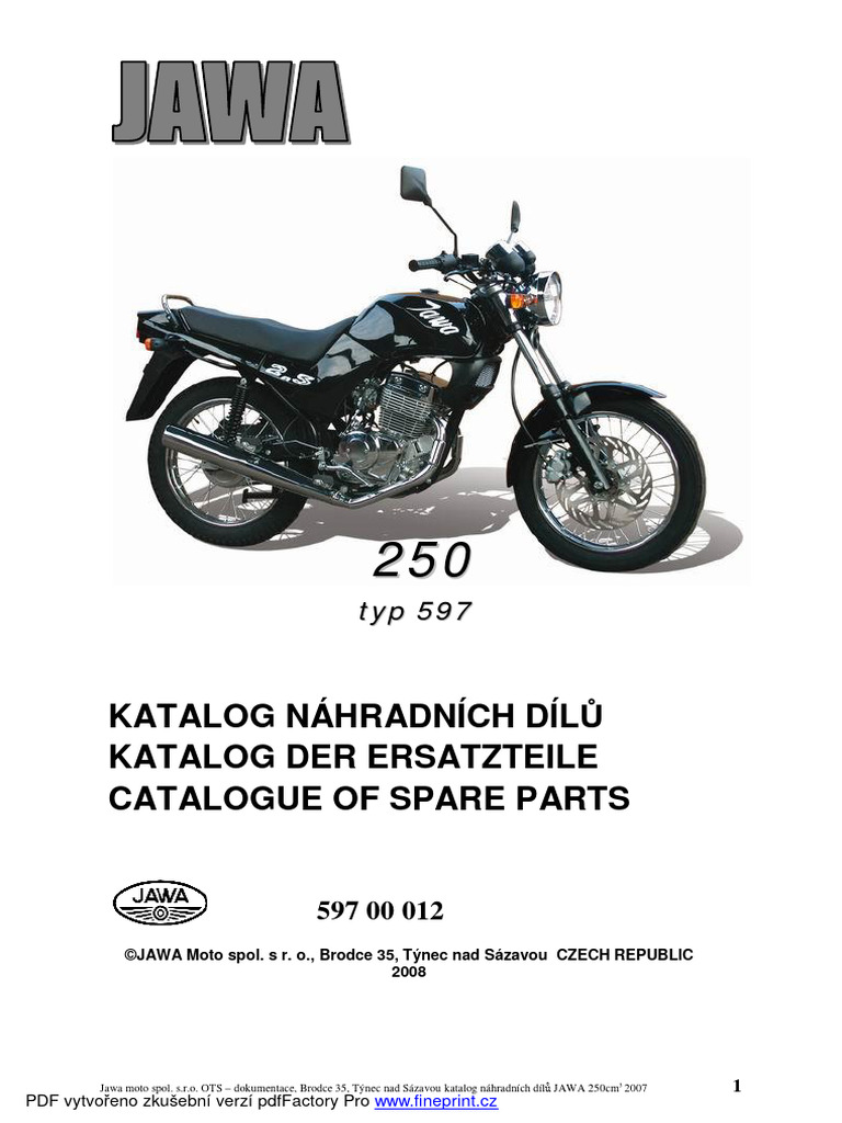 KND JAWA 250 2009 | PDF