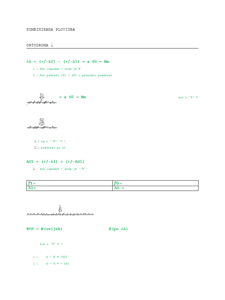 Kombinirana Plovidba | PDF