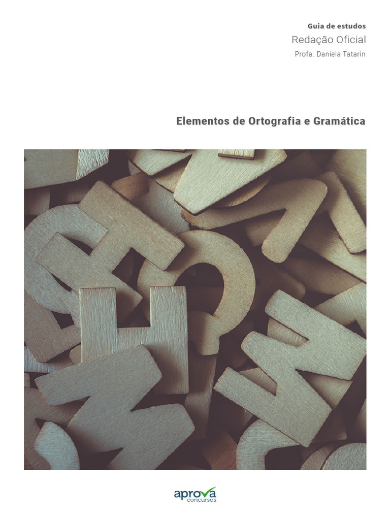 Elementos de Ortografia e Gramatica Videoaula 7 | PDF | Caixa alta e ...