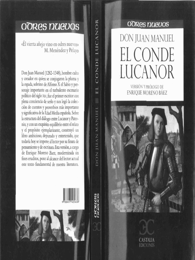 Don Juan Manuel - El Conde Lucanor (En Castellano Moderno) | PDF