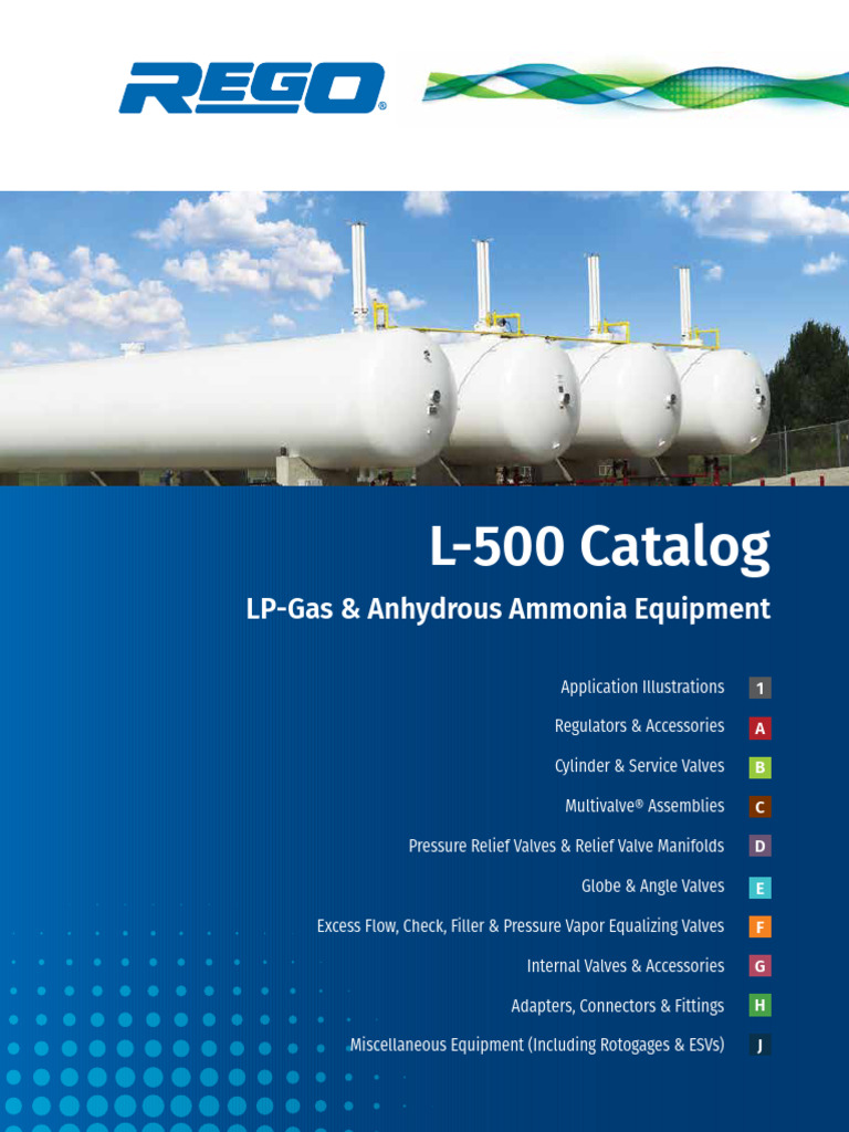 Rego L-500 | PDF | Valve | Liquefied Petroleum Gas