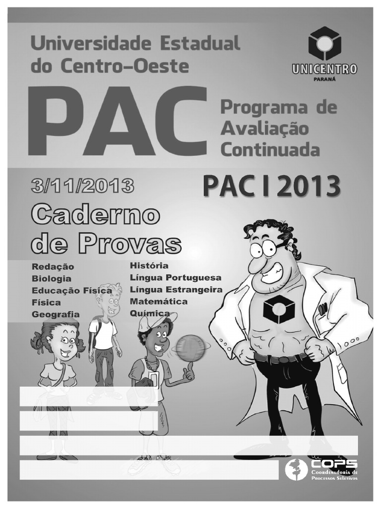 2013 Prova Pac I | PDF