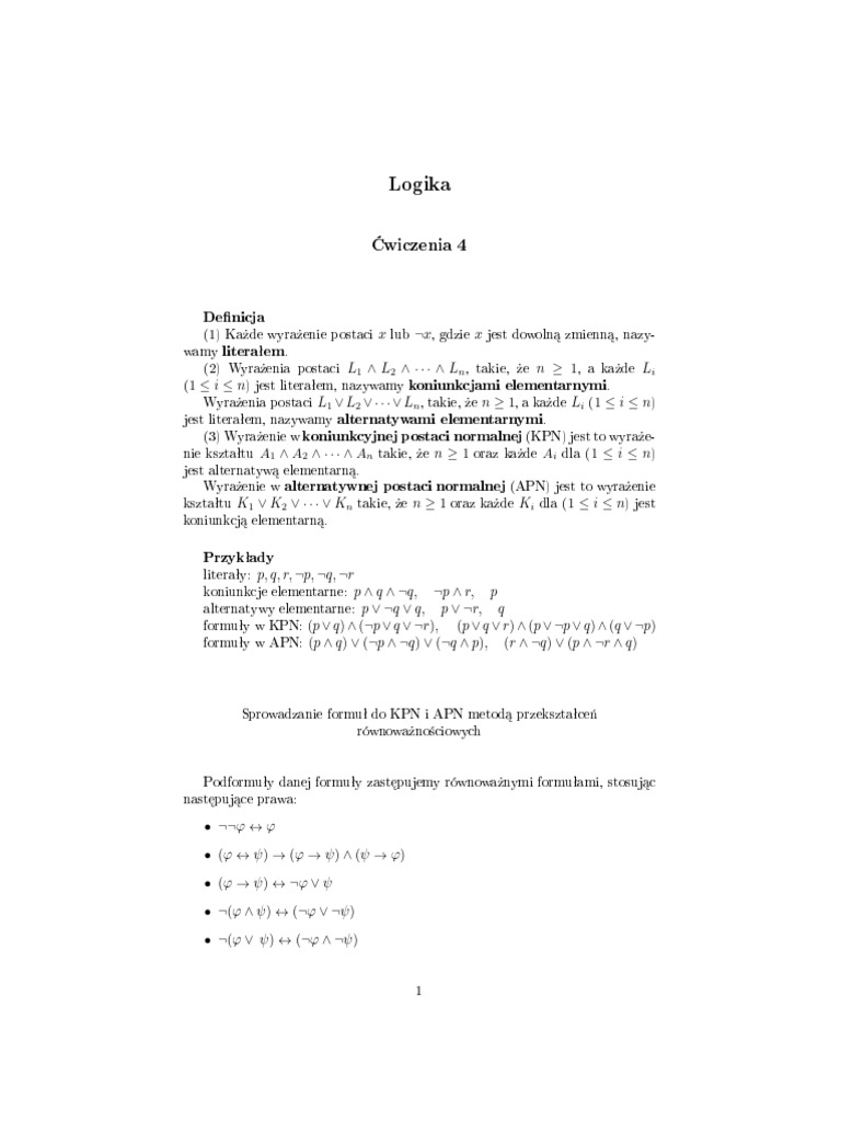 LOG cw4 | PDF