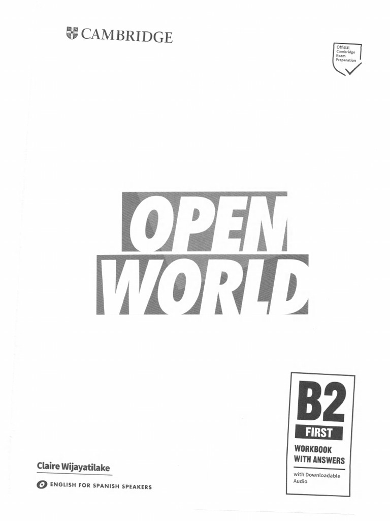 Open World B2 Workbook and Answers | PDF