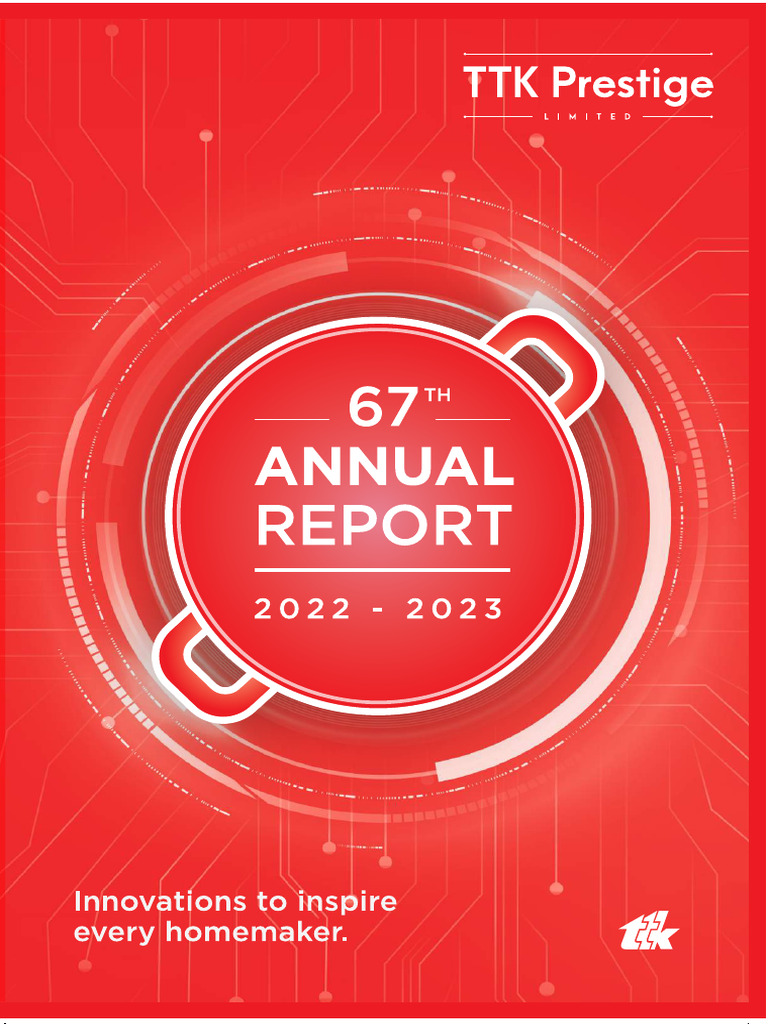 TTK Annual Report FY 2022 23 - Final | PDF | Dividend | Login