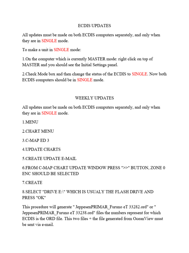 Ecdis Operations - Furuno | PDF | Compact Disc | Computer File