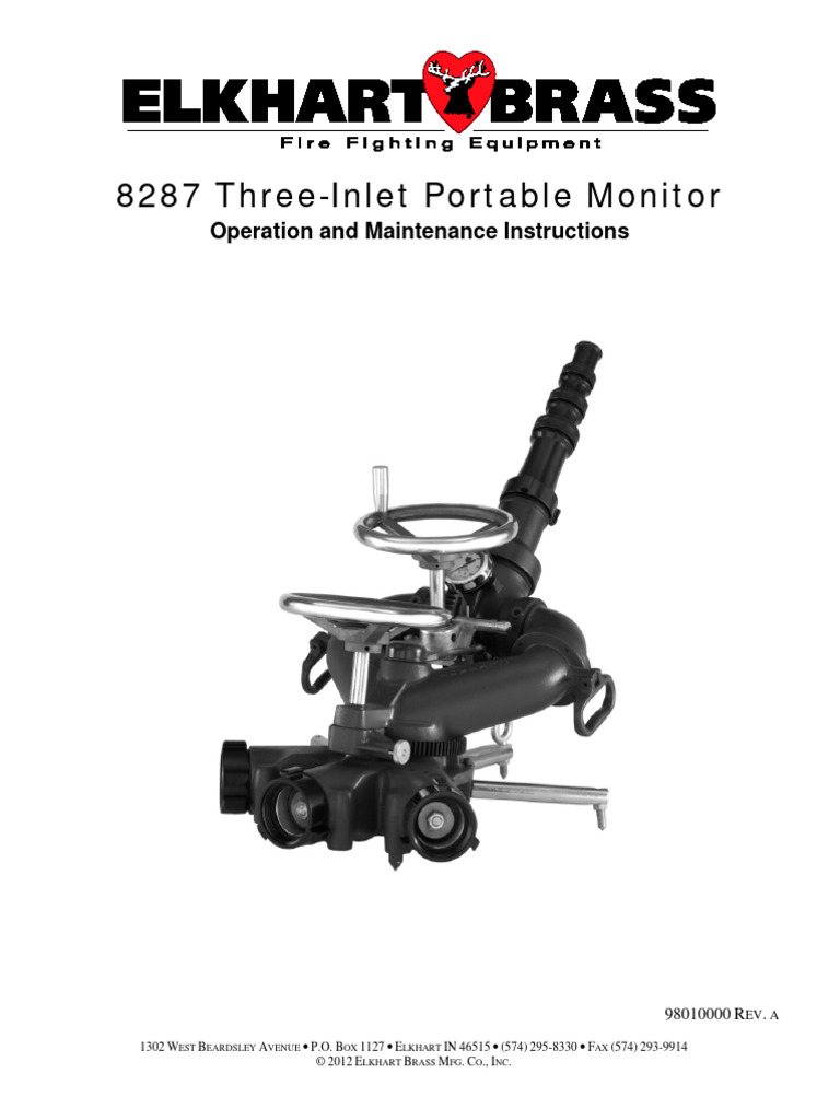 8287 Operating Manual Rev A | PDF | Truck | Equipment