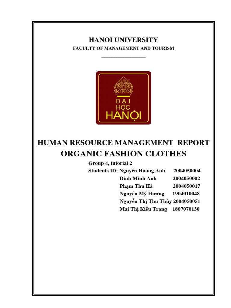 Tutorial 2 - Group 4 - HRM Report | PDF | Recruitment | Performance Appraisal