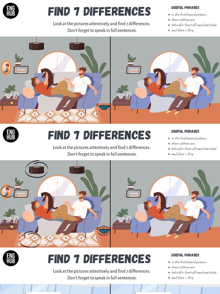 A1-A2 Find 7 Differences (Version 2) | PDF