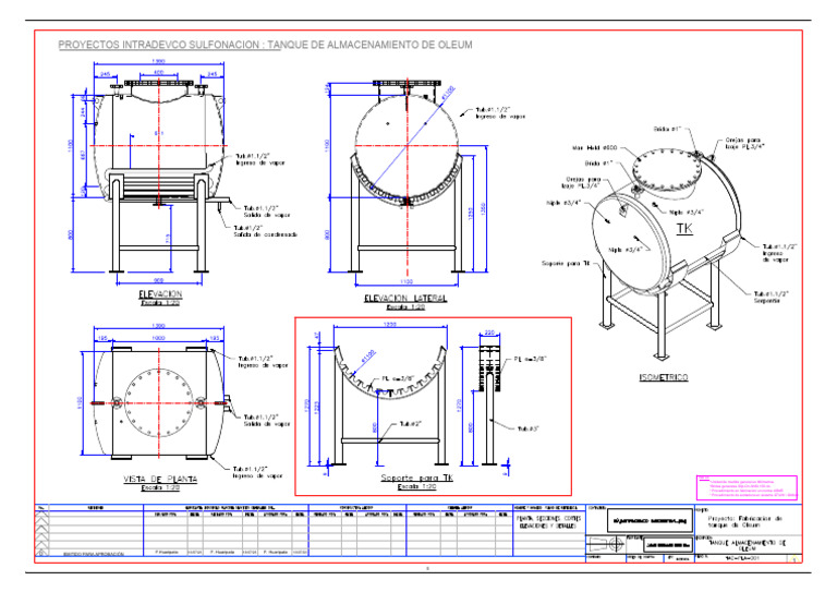 Plano de Tanque | PDF