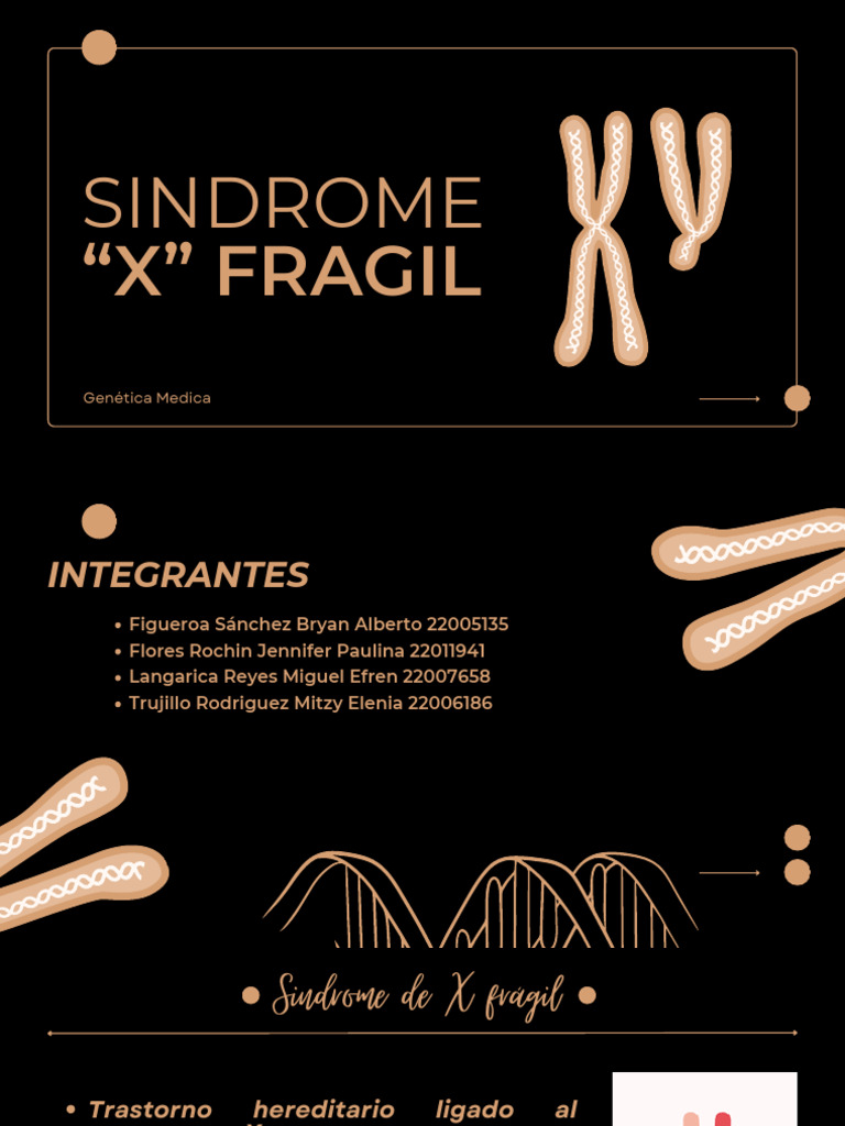 Sindrome X Fragil | PDF | Ciencia y matemáticas