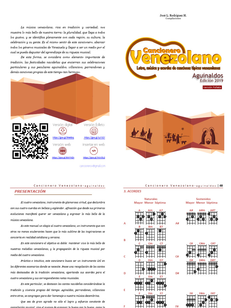 Cancionero Venezolano: Aguinaldos y Acordes | PDF | Las artes escénicas