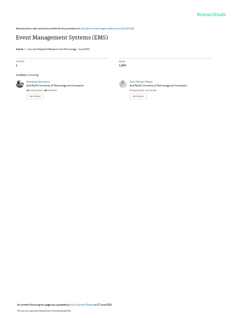 Volume7 Issue2 Paper7 2023 | PDF | World Wide Web | Internet & Web