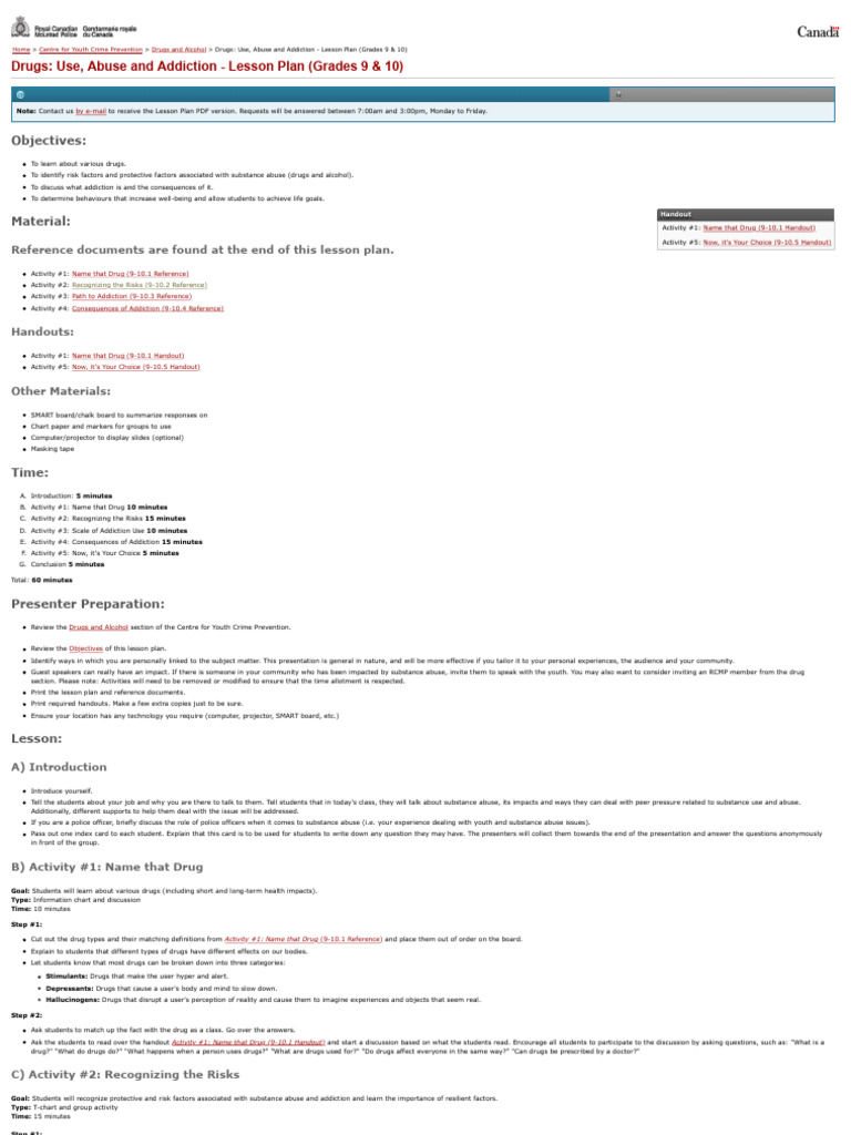 Addictions Drug Abuse | PDF | Substance Abuse | Drugs