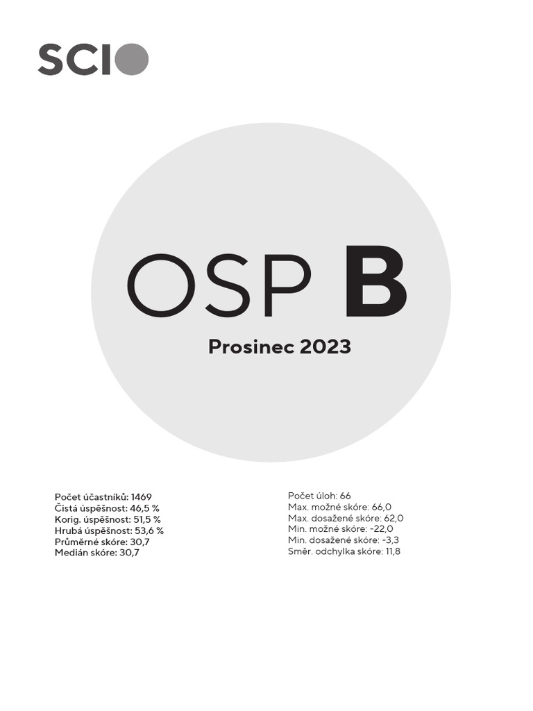 OSP NSZ 2023 2024 T1 Prosinec OSP B | PDF