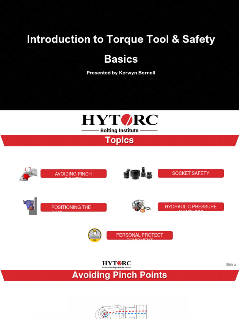Introduction To Torque Tool Safety Basics | PDF | Electrical Connector | Pump