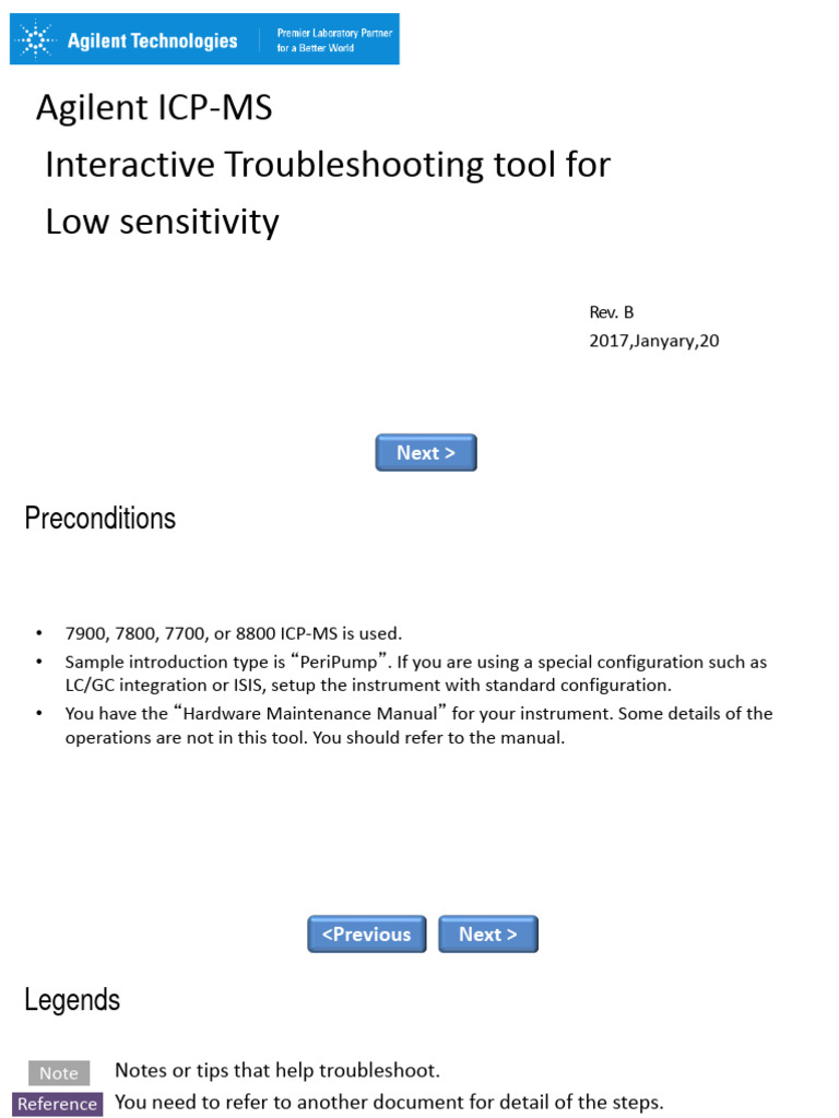 Troubleshooting Tool For Low Sensitivity | PDF
