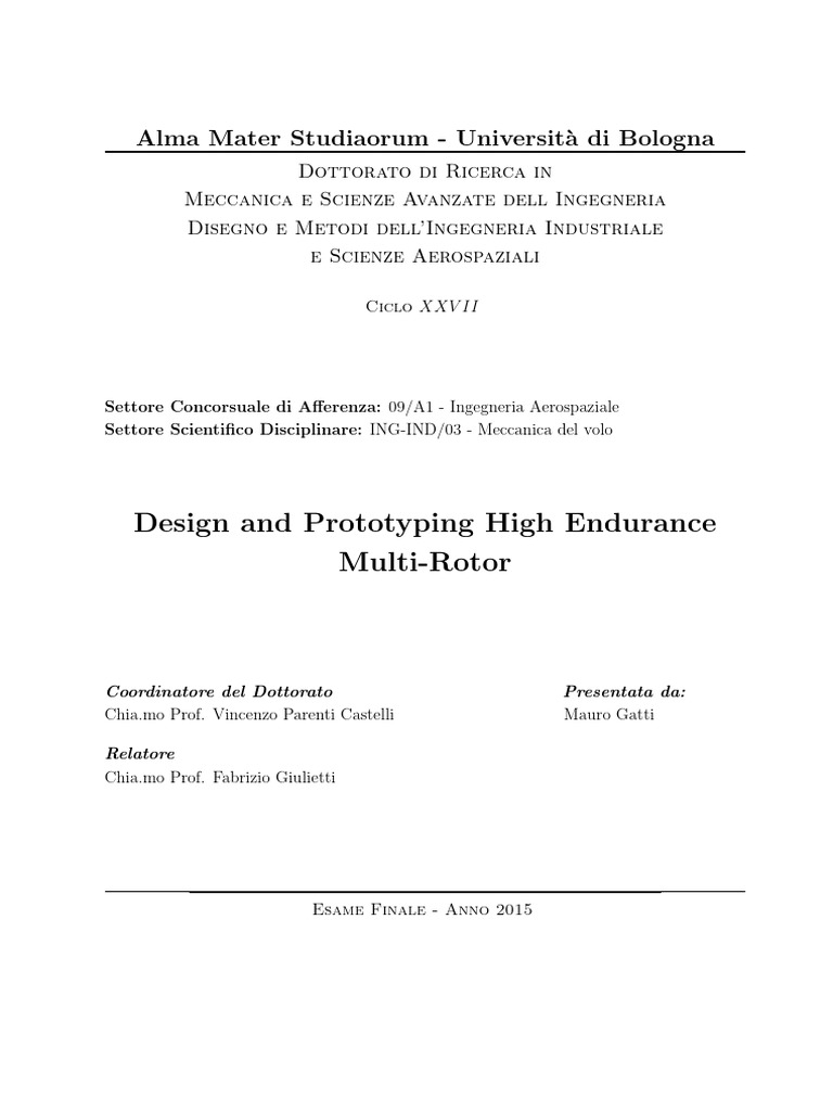 UAV Design-AF - PPR-Design and Prototyping High Endurance Multirotor ...