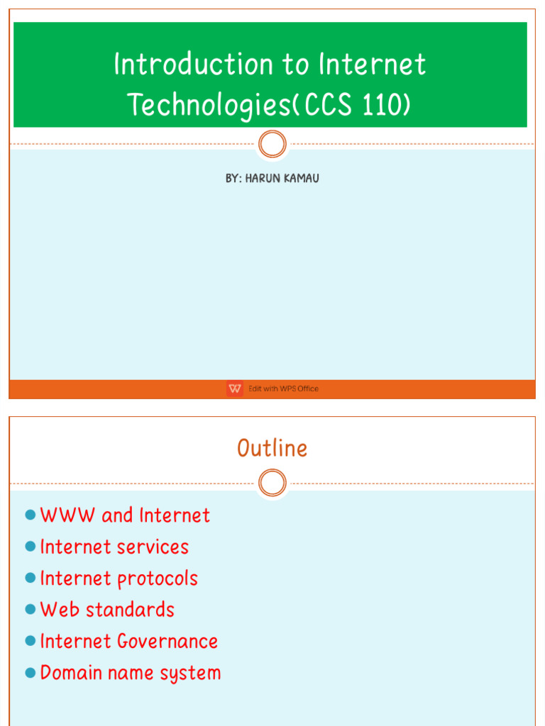 Internet Technologies Section1 | PDF | Internet Protocol Suite ...