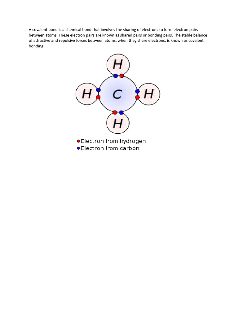 Covalent Bonds | PDF