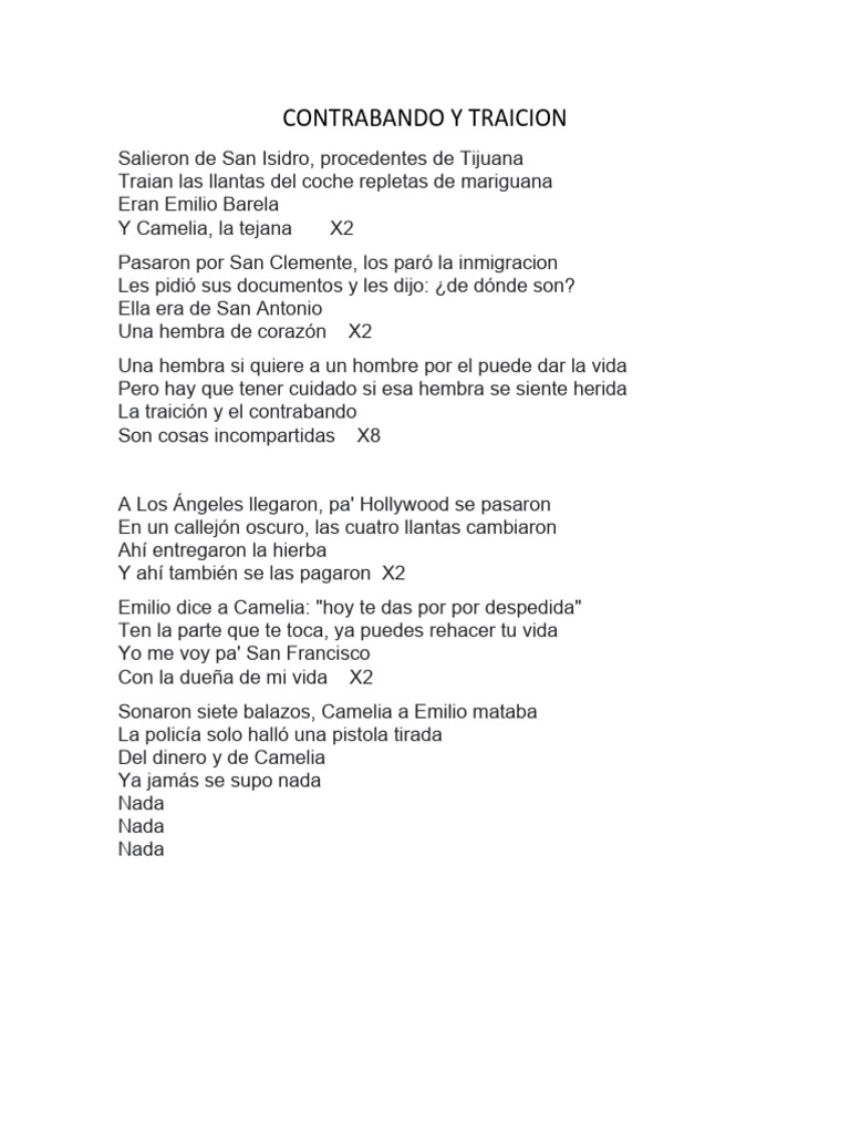 Contrabando y Traicion | PDF