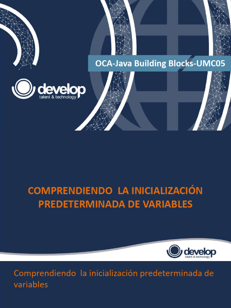Inicialización y Alcance en Java | PDF | Java (lenguaje de programación) | Variable (informática)