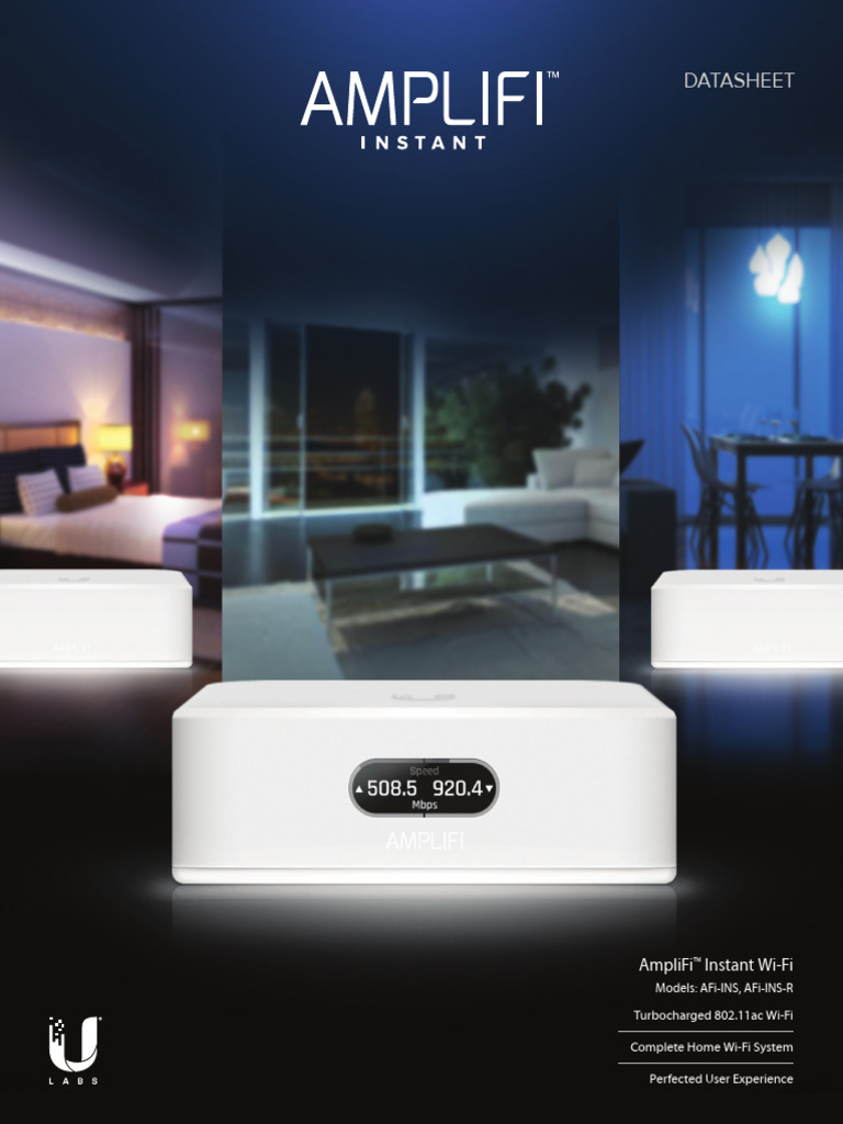 AmpliFi Instant Datasheet | PDF | Wi Fi | Ieee 802.11