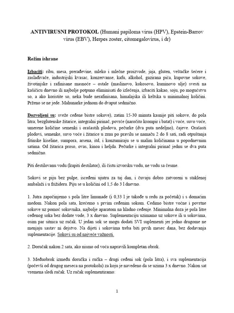 ANTIVIRUSNI PROTOKOL | PDF