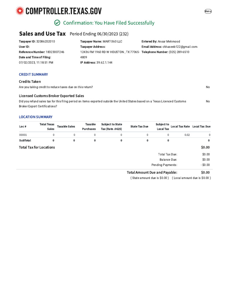 Payment Confirmation June | PDF