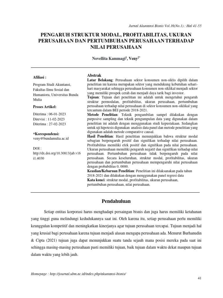 Kammagi & Veny, 2023 | PDF