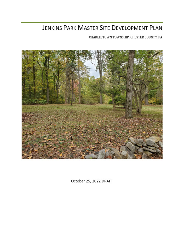 2022 Jenkins Park Development Plan | PDF | Race And Ethnicity In The ...