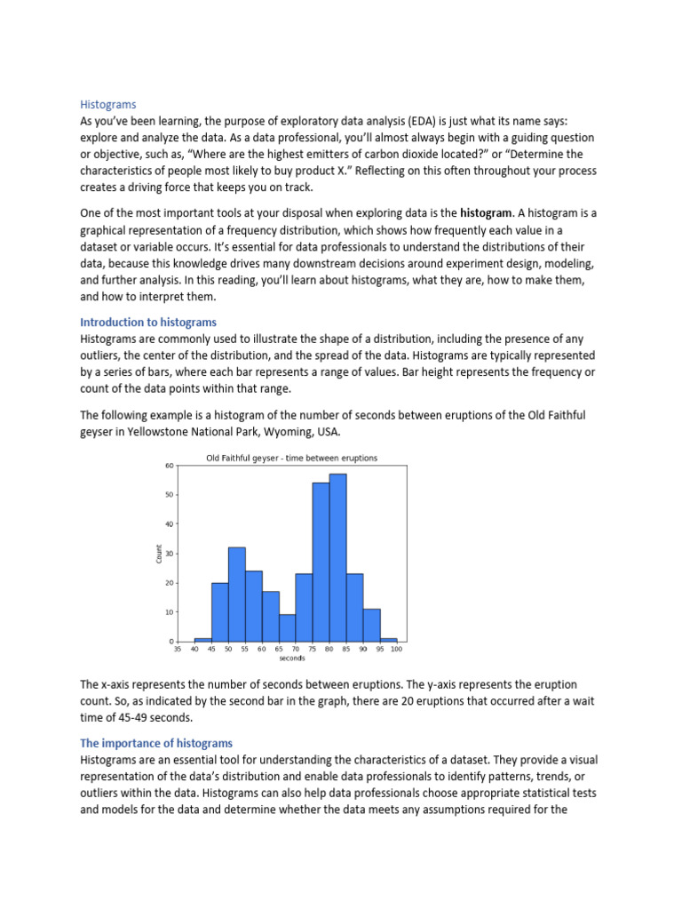 Histograms | PDF | Histogram | Skewness