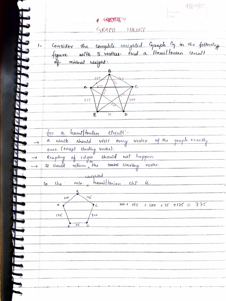 Unit 4 Graph Theory | PDF