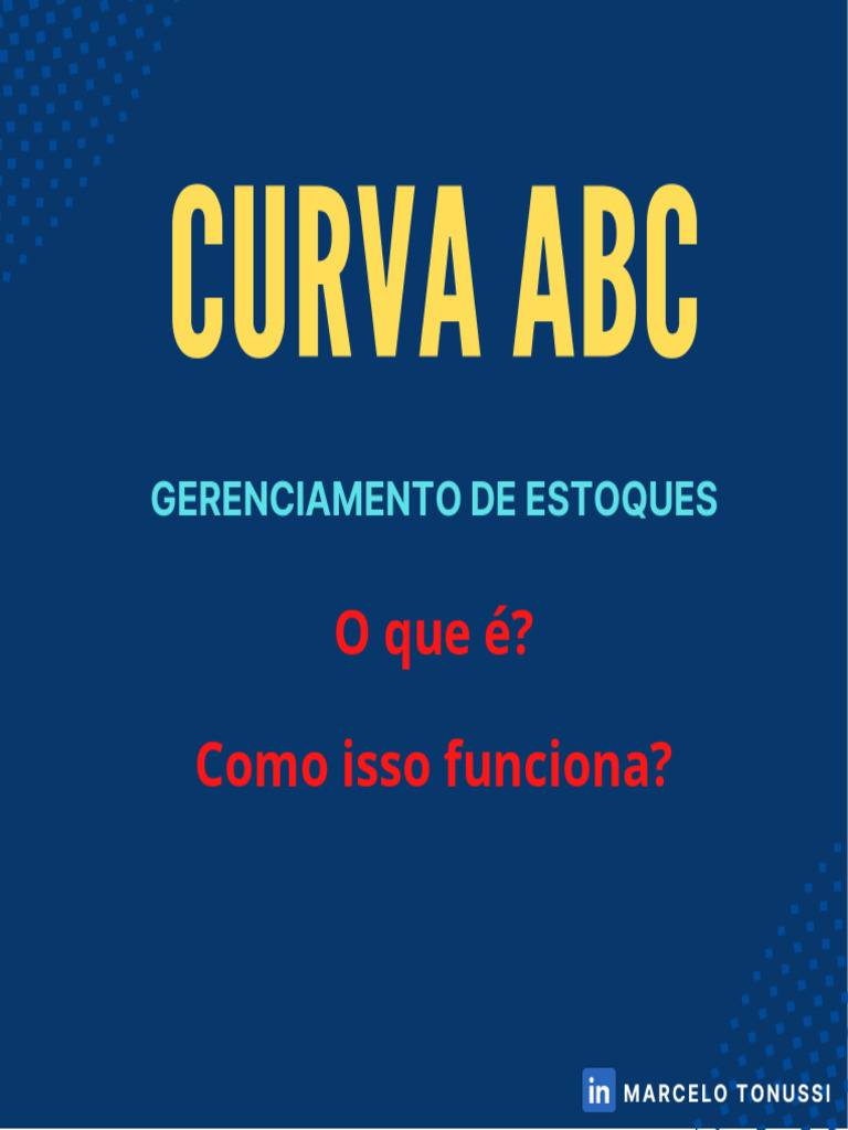 Curva ABC - Gestão de Estoques | PDF