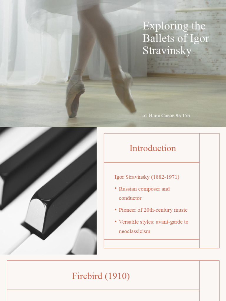 Exploring The Ballets of Igor Stravinsky | PDF