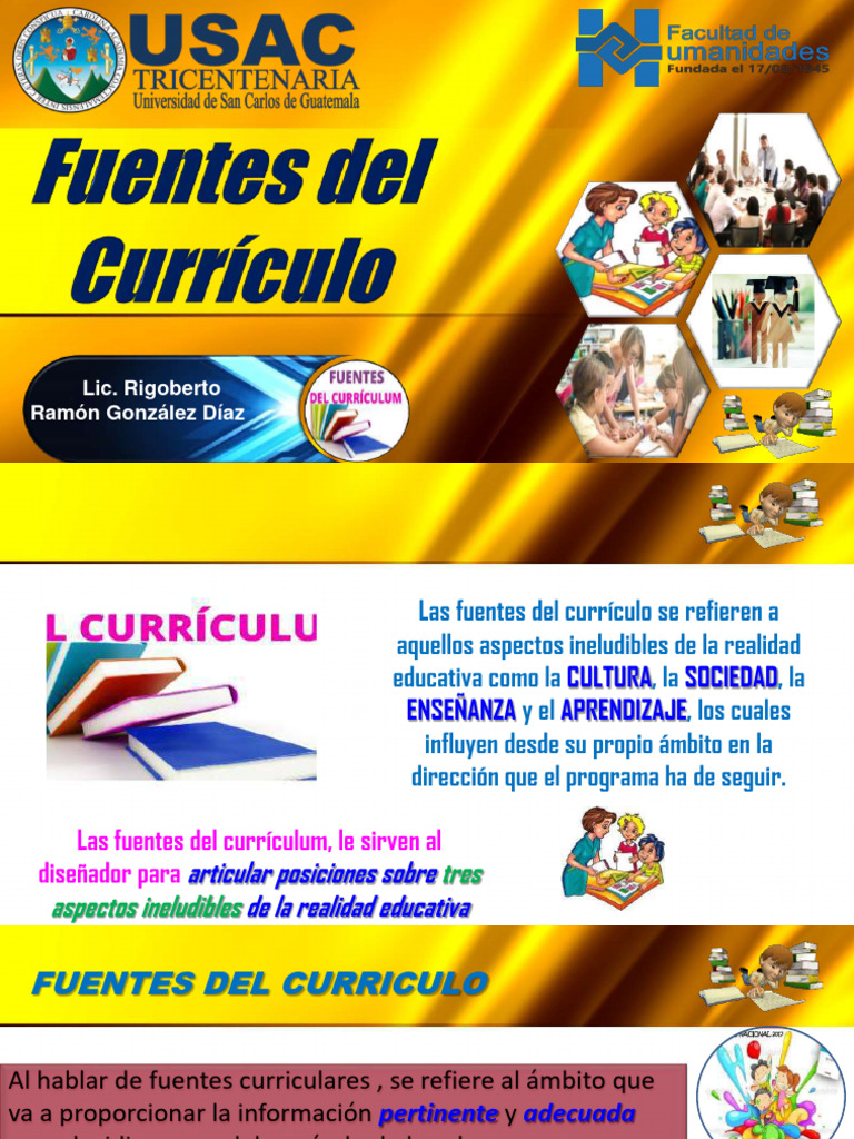 Sexta Presentación de Planificación Curricular - Compressed | PDF | Plan de estudios | Aprendizaje