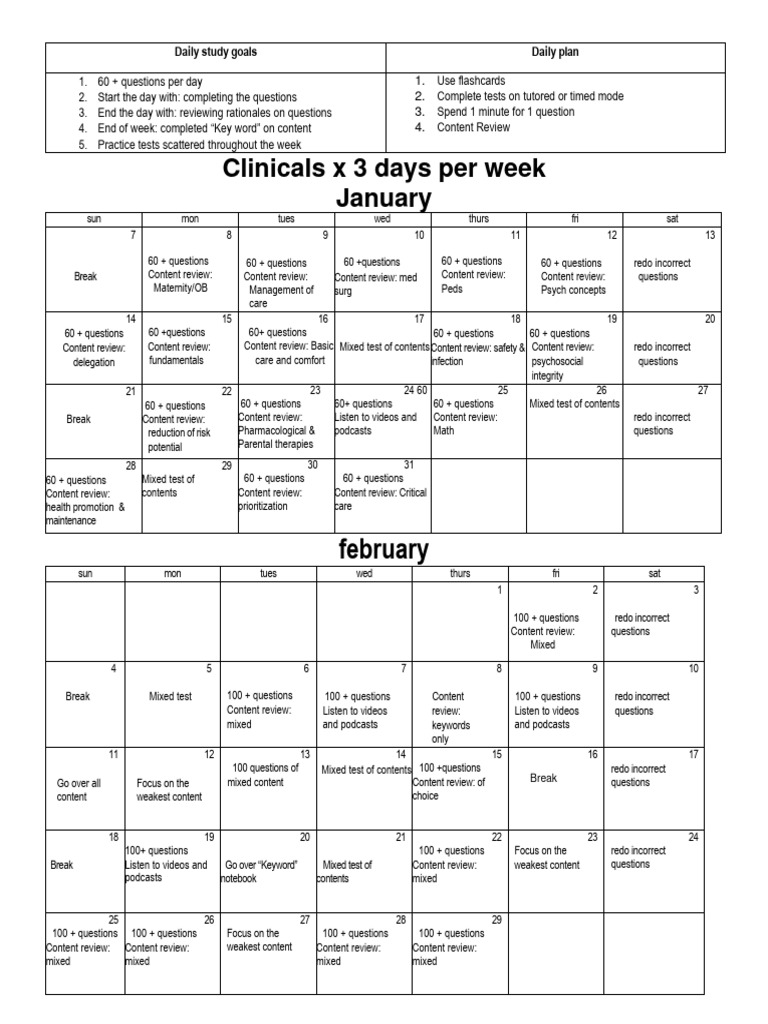 Study Plan | PDF | Health Care | Health Sciences