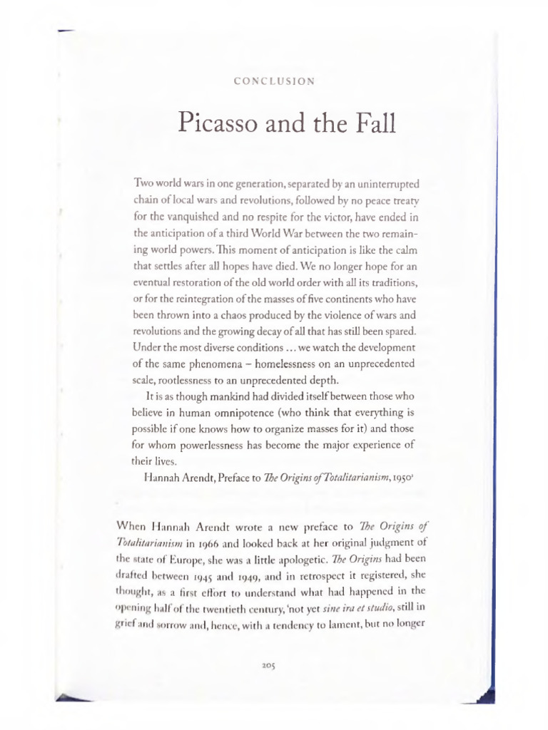 TJ Clark Picasso and The Fall | PDF | Pablo Picasso | Cubism