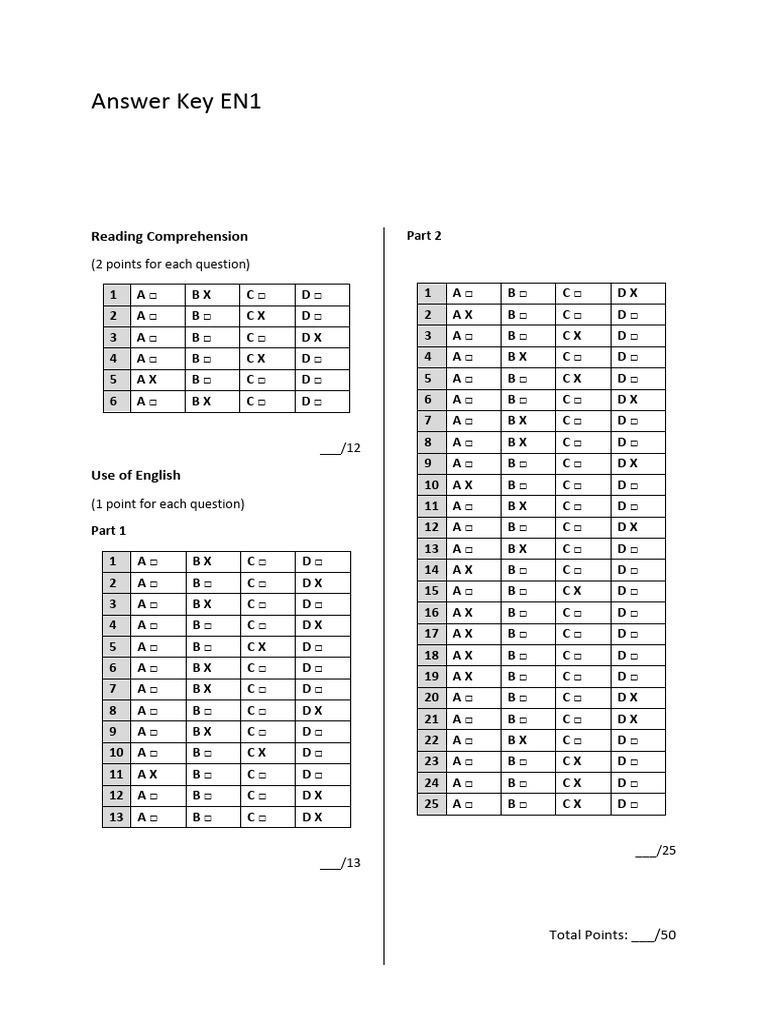 Answer_key__for_English_sample_exam | PDF