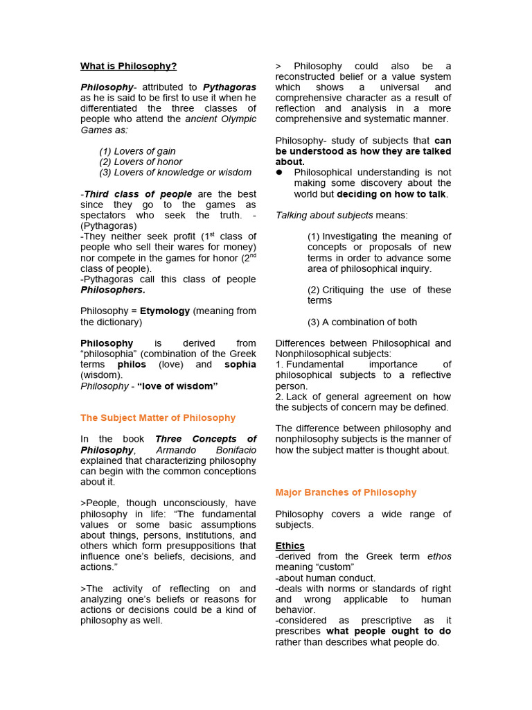 Philosophy-Module 1 | PDF | Rationalism | Reason