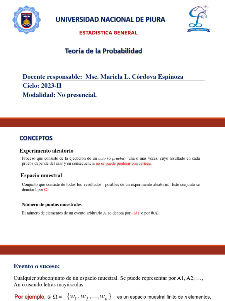 PROBABILIDADES Teoeria y Ejercicios | Descargar gratis PDF | Probabilidad | Teoría de la medida